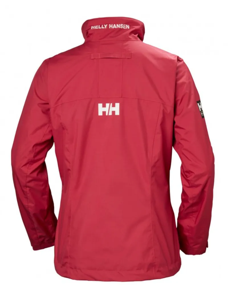 HH Womens Crew Midlayer Jacket Red