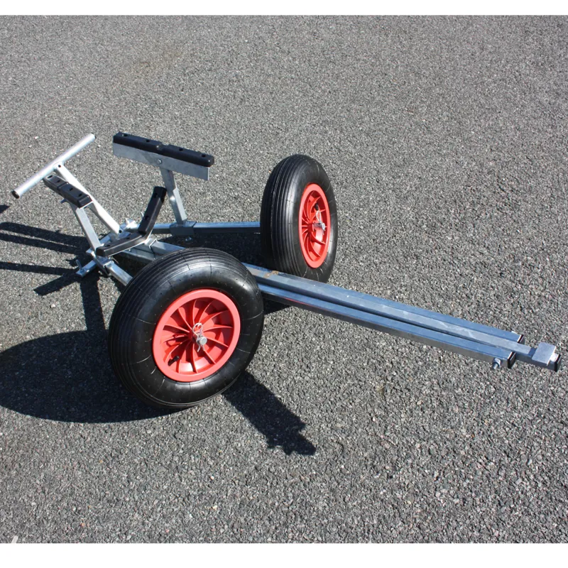 Galvanised Folding Dinghy Launching Trolly
